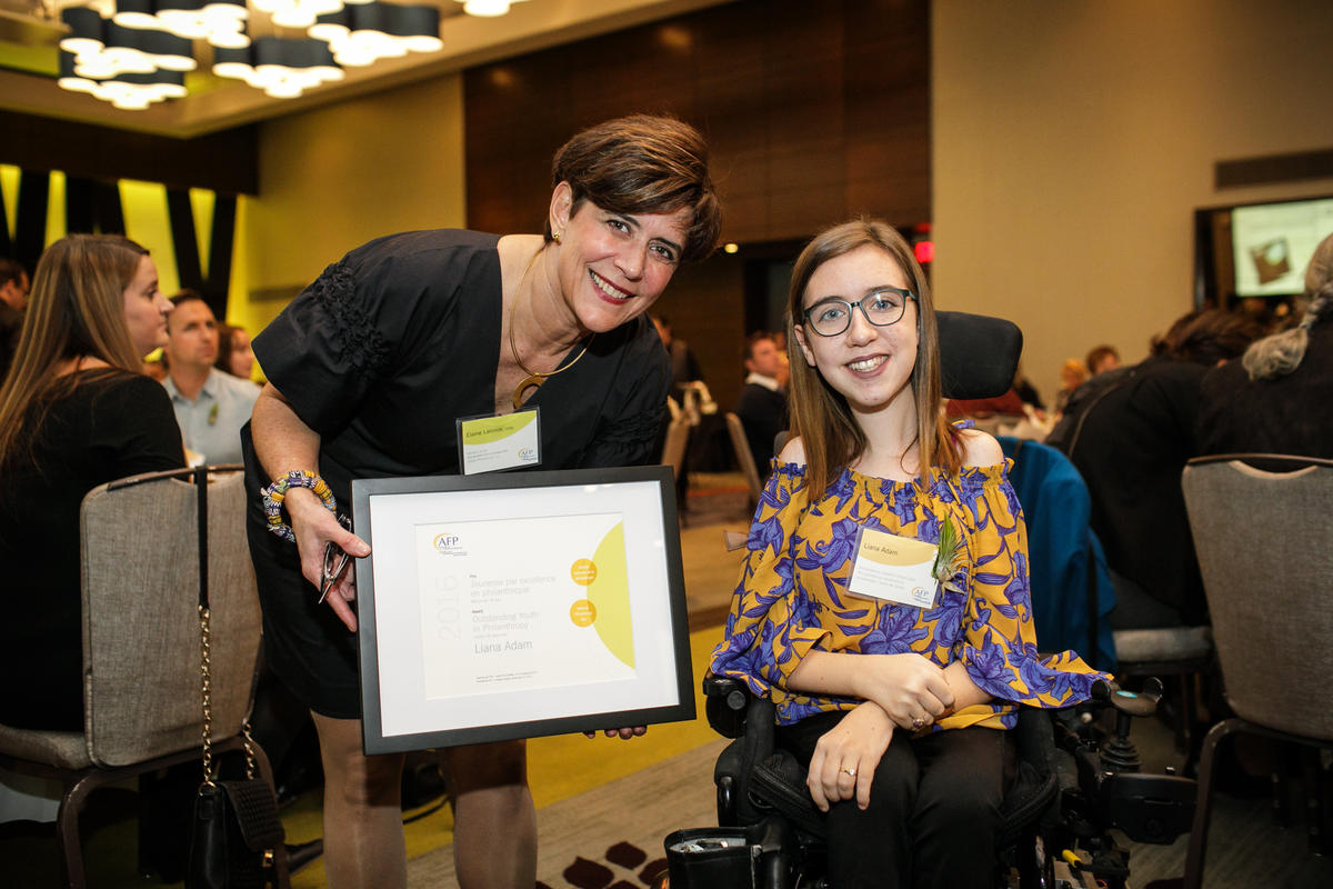 Farnham: Liana Adam rafle le prix jeunesse de philanthrophie - L’Avenir ...