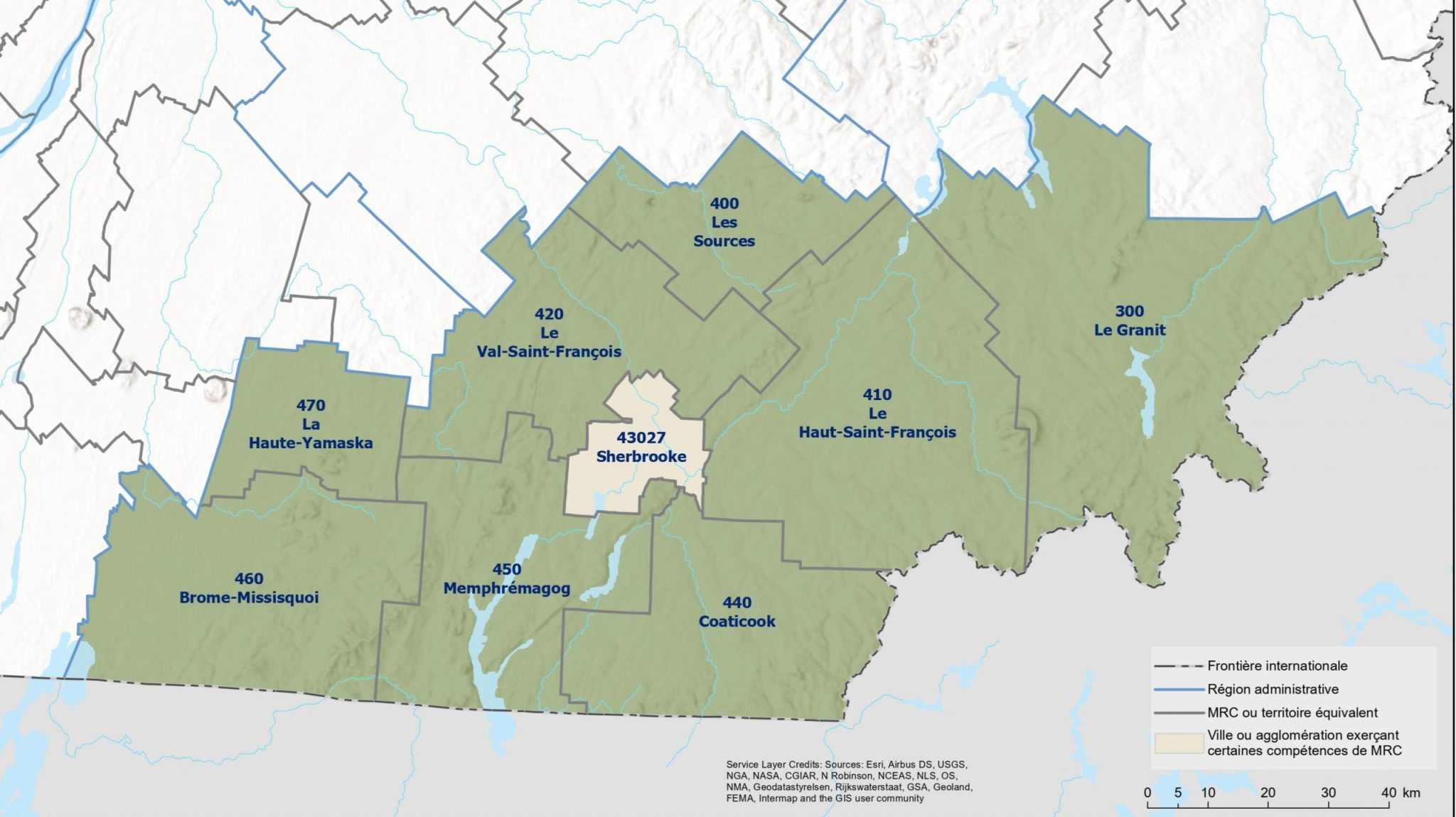 Région administrative: Québec choisit l'Estrie - L’Avenir et des Rivières